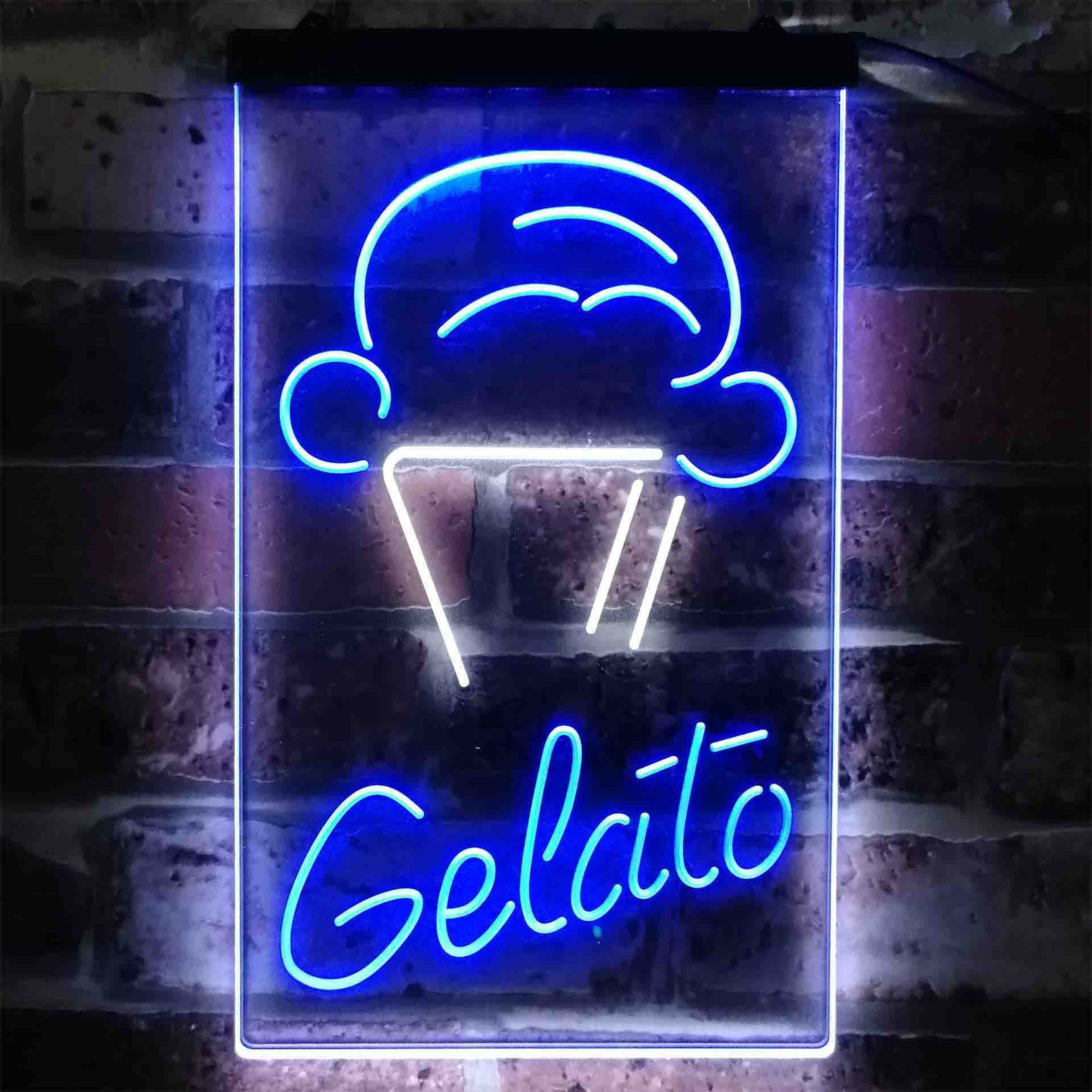 Gelato Ice Cream Shop Dual Color LED Neon Sign St6-i3802 - Etsy