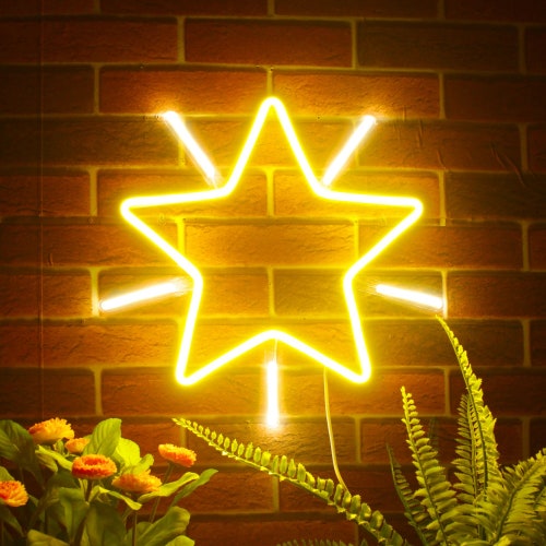 Christmas Tree and Star Flex Silicone LED Neon Sign - Etsy