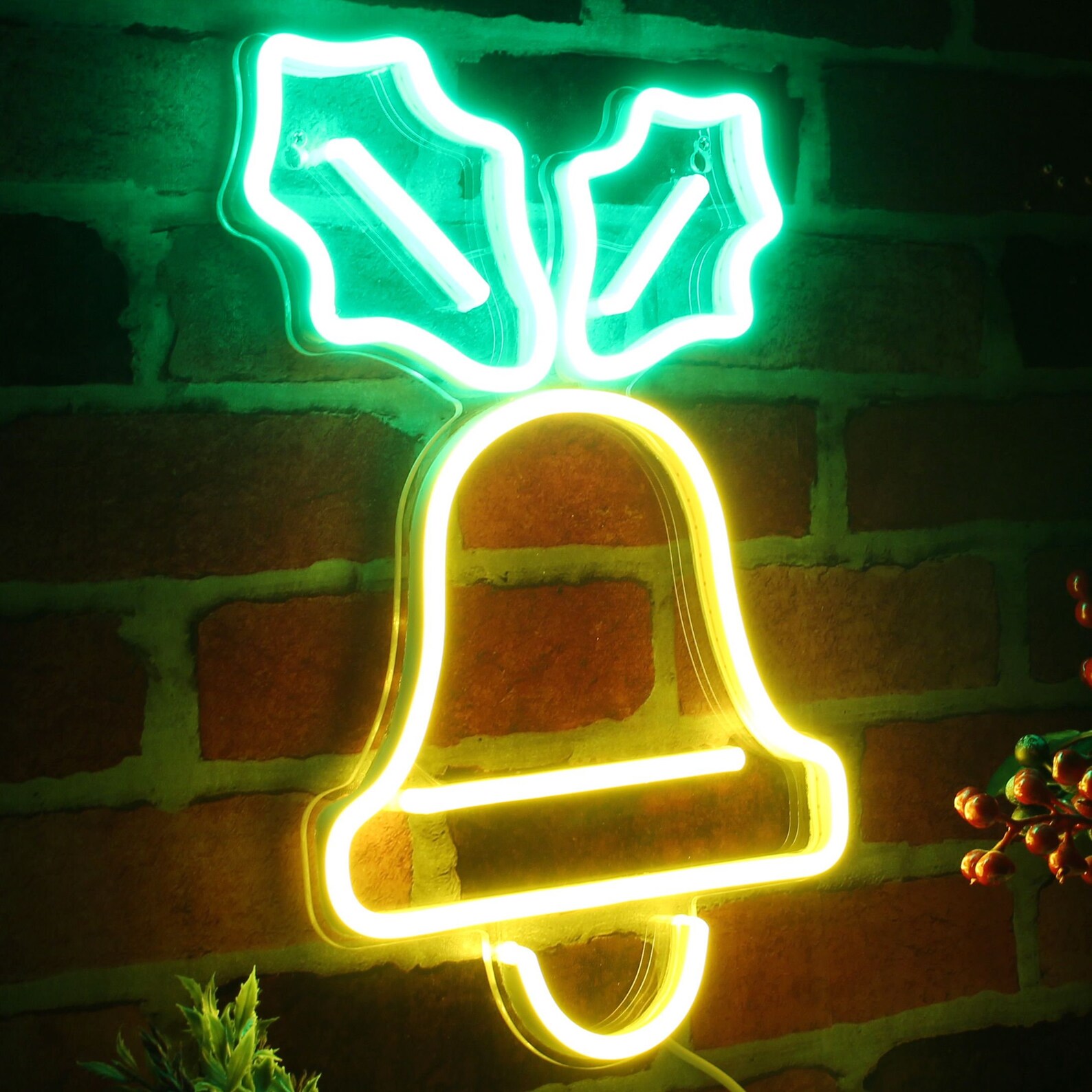 Jingle Bell Christmas Flex Silicone LED Neon Sign St6-fnu0130 - Etsy