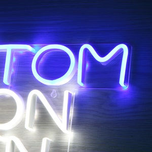 Fully Custom THREE Row Text Ultra-bright LED Neon Sign St16-fn-tm - Etsy