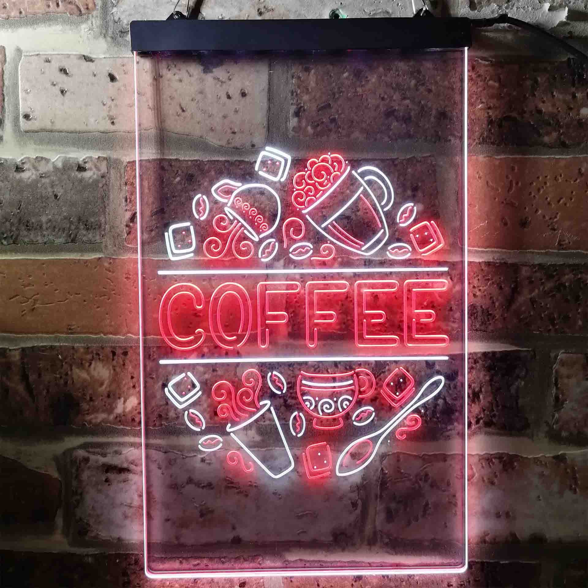 Coffee CafÃ© Decoration Dual Color LED Neon Sign St6-i3710 - Etsy