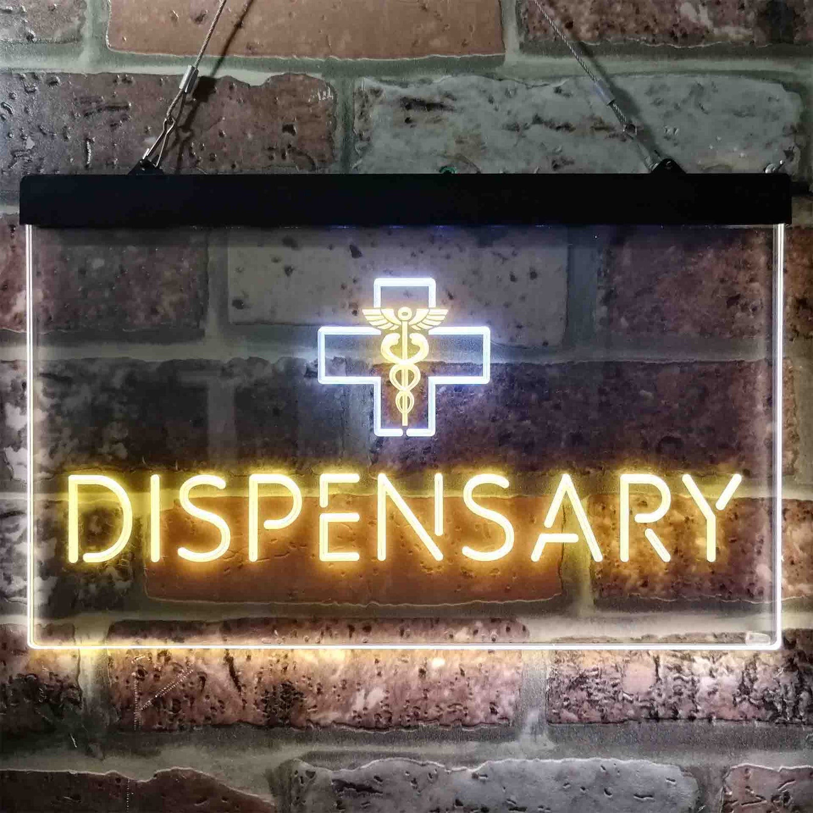 Dispensary Cross Shop Dual Color LED Neon Sign St6-i3846 | Etsy