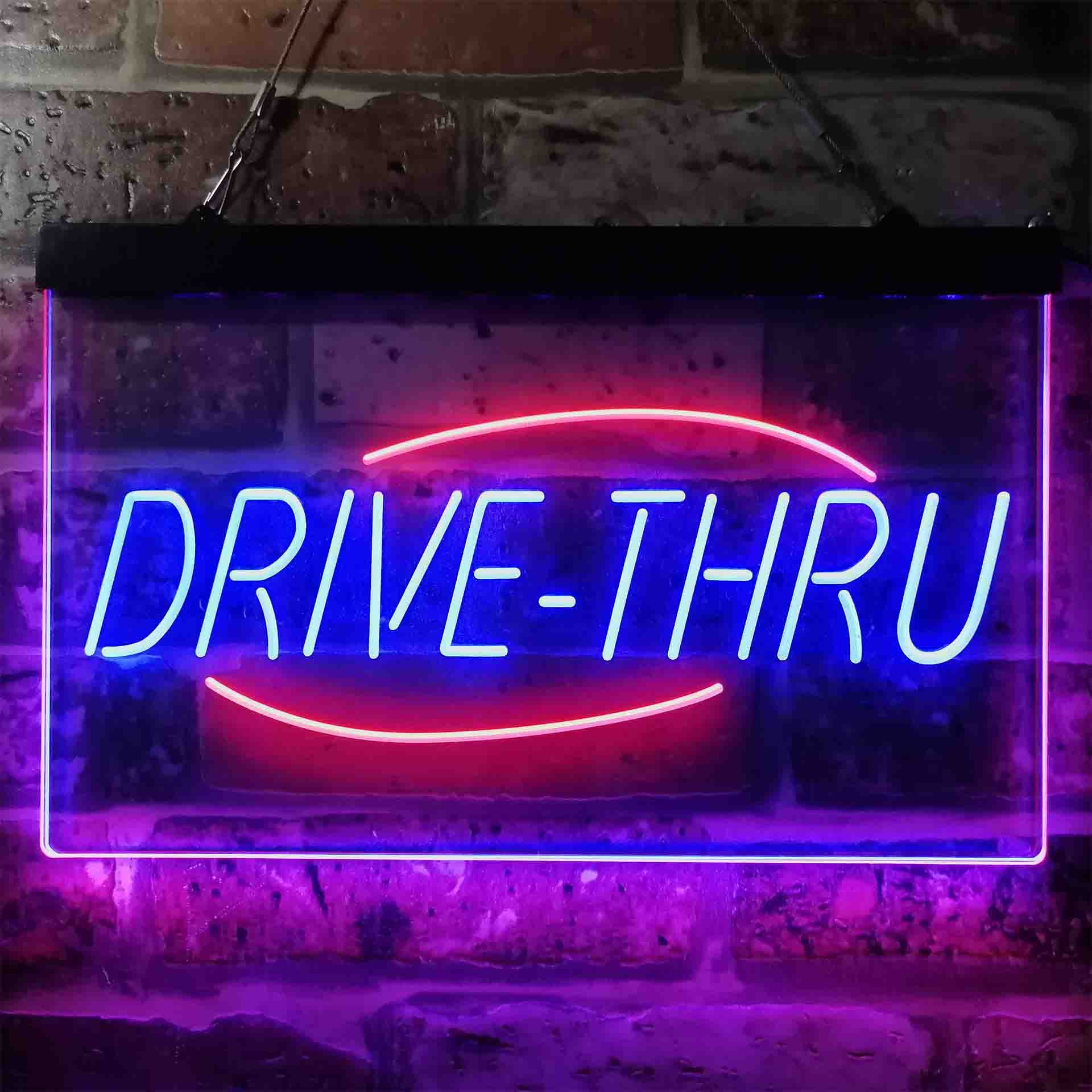 Drive Thru Display Dual Color LED Neon Sign St6-i3858 | Etsy