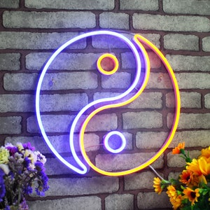 Tai Chi Symbol Decoration Flex Silicone LED Neon Sign St16-fnu0066 - Etsy
