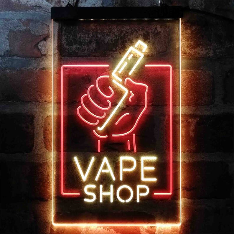 Vape Shop Holding Hand Display Dual Color LED Sign St6-i4018 - Etsy