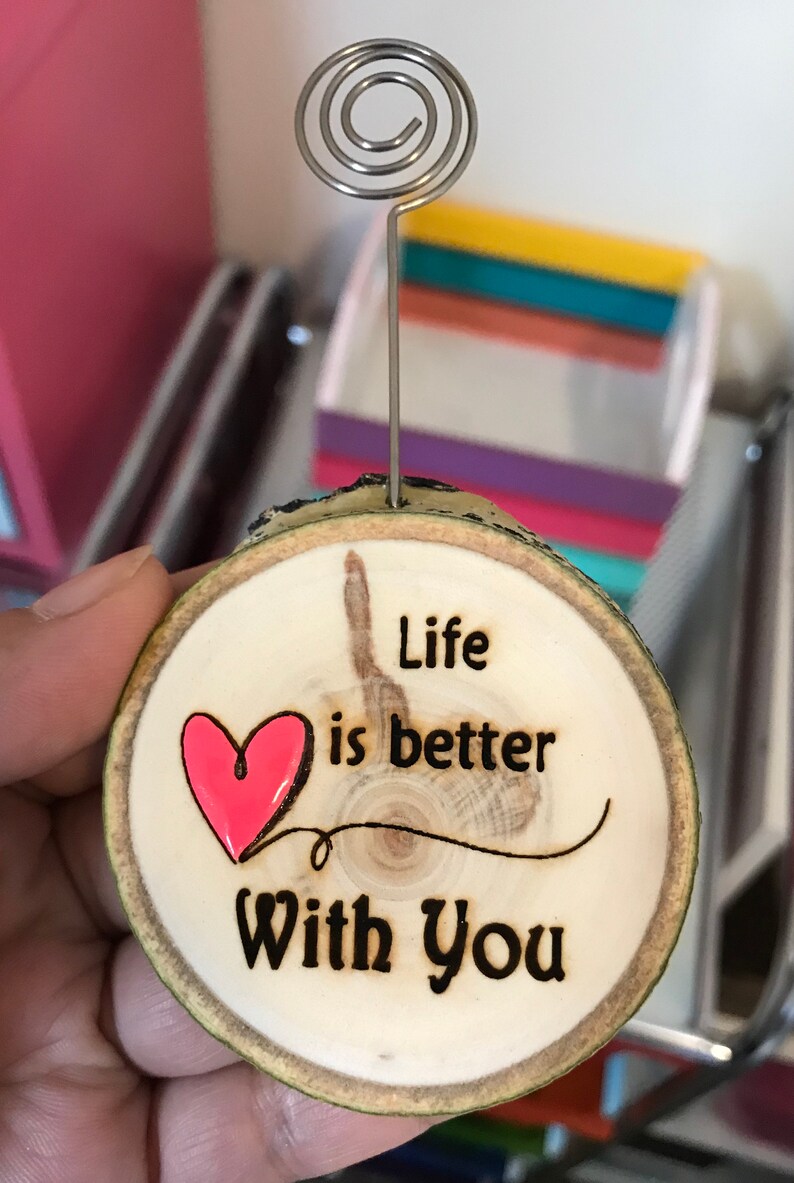 Magnet Photo Holder (life is Better With You) - Etsy