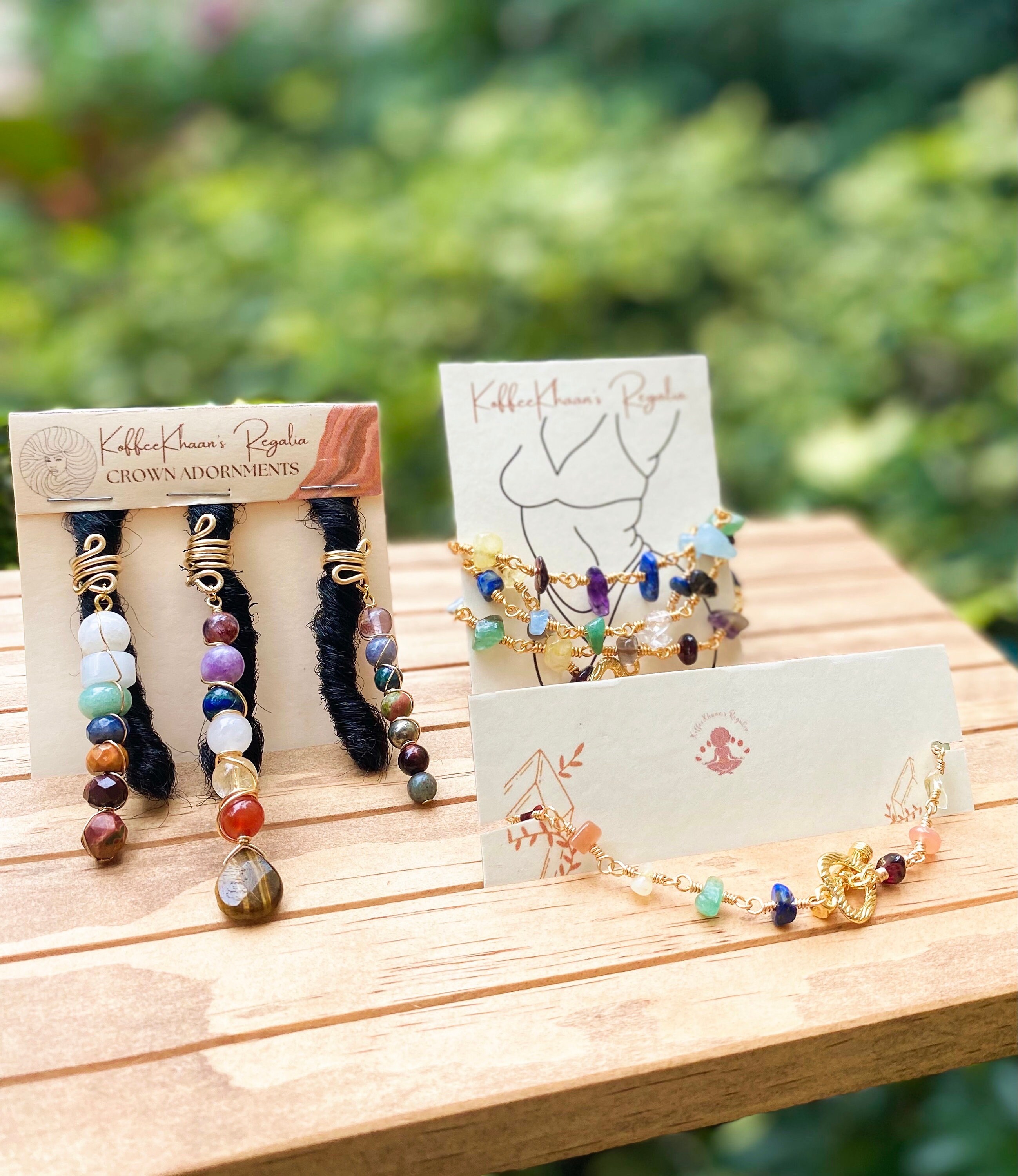 Aleyen Chakra Energy Adornment Set - Waist Chain, Anklet and Hair ...