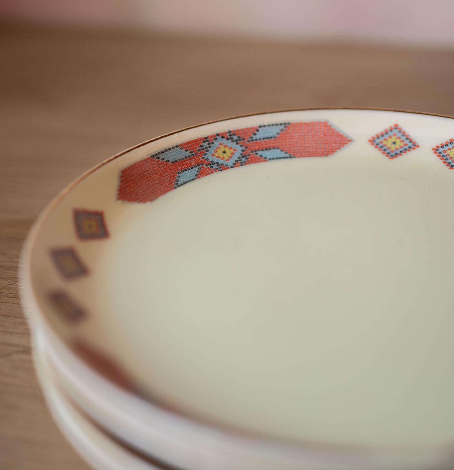 WS George Cavitt-shaw Iroquois Red | Set of 4 Appetizer Plates, 6.25 ...