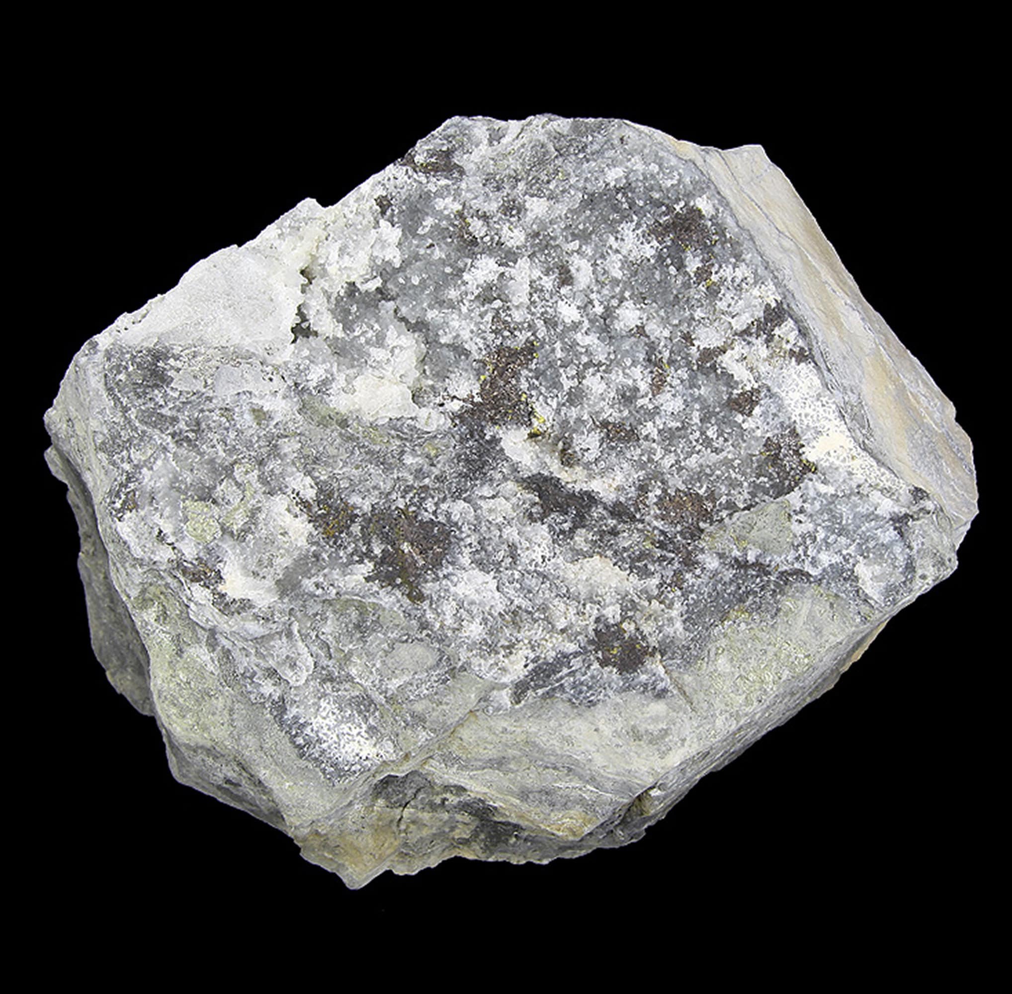 Gold with Coloradoite, Hessite and Sylvanite in Quartz / Locality ...