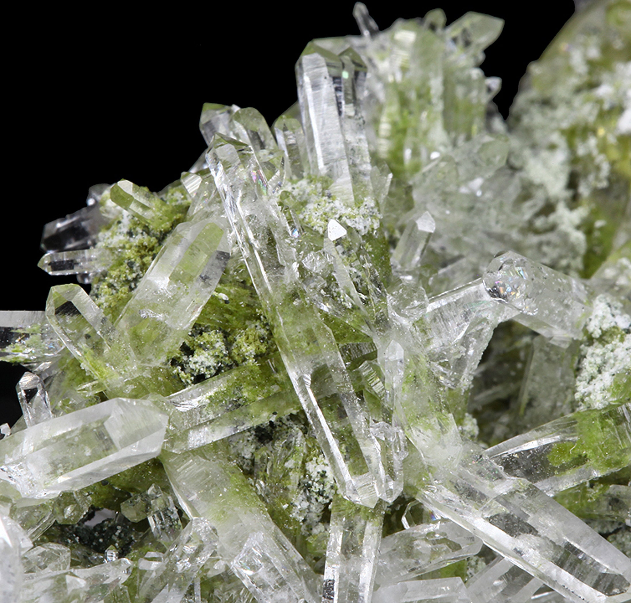 Quartz with Epidote / Locality - Replacement Ore Body, Camp Bird Mine ...