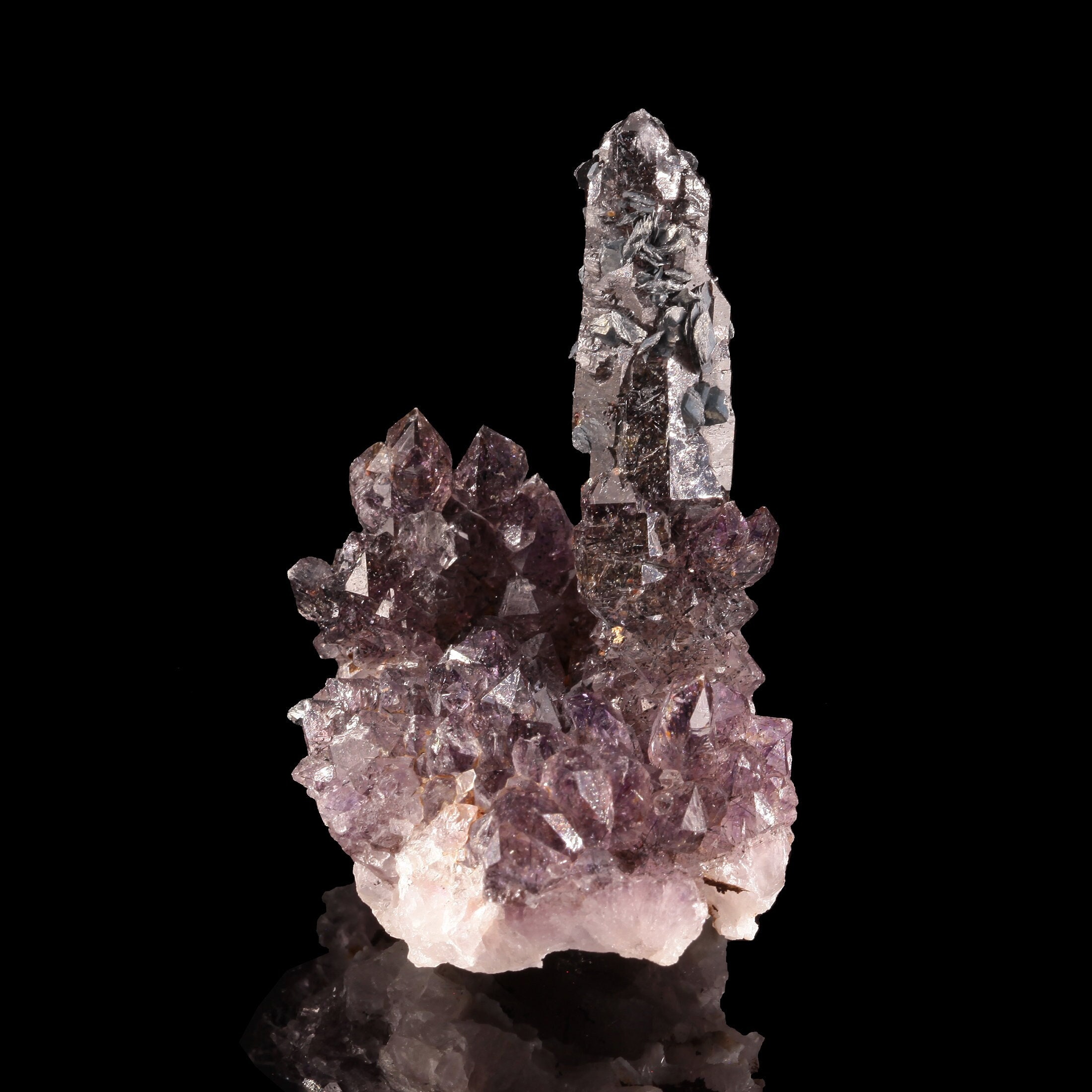 Amethyst with Goethite / Hematite - Rubeho Mountains, Kilosa District ...