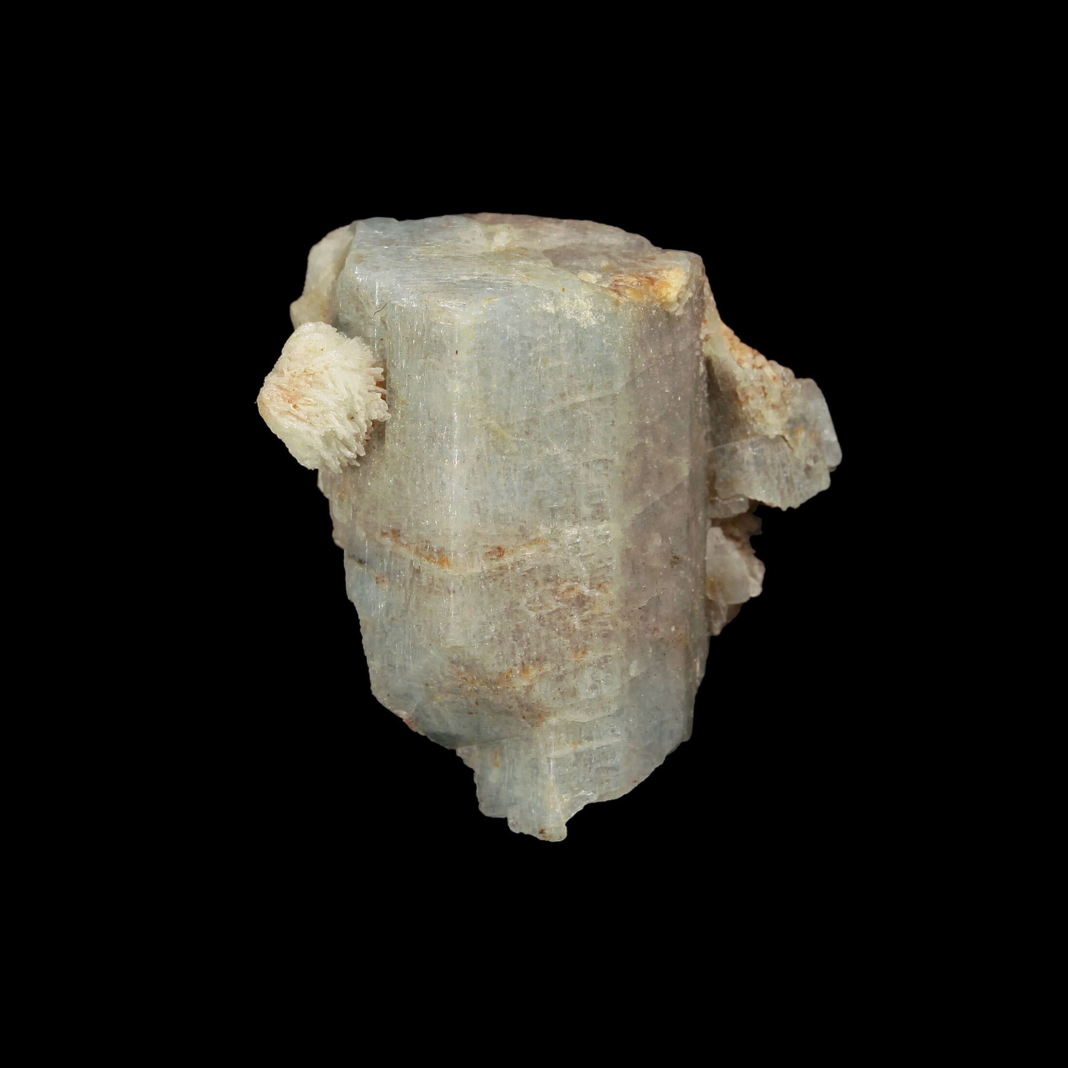 Microcline (variety Amazonite) with Albite (variety Cleavelandite ...