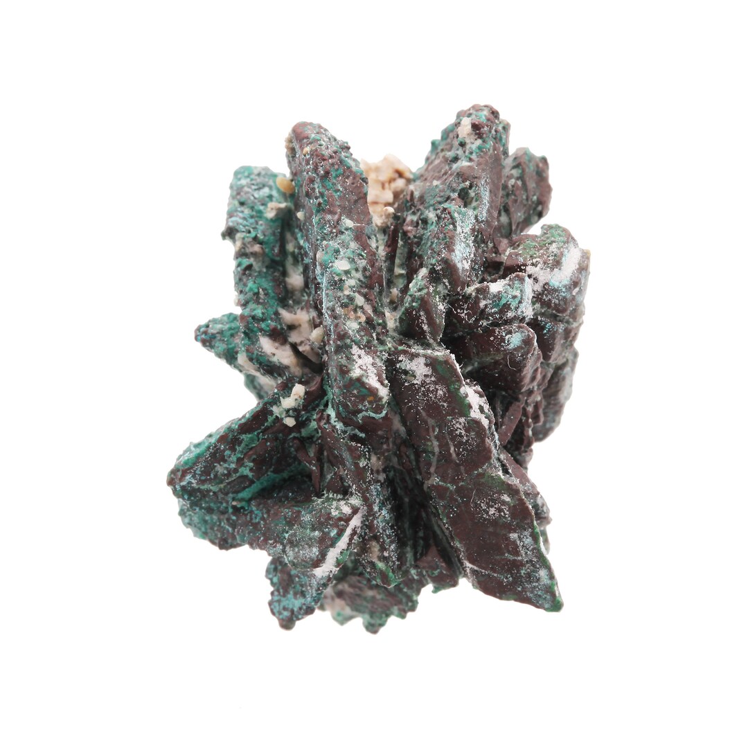 Copper Pseudomorph After Azurite ("copper Rose") With Malachite ...
