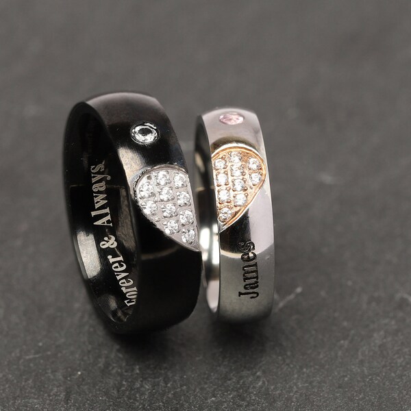 Matching Promise Rings - Shop Online - Etsy