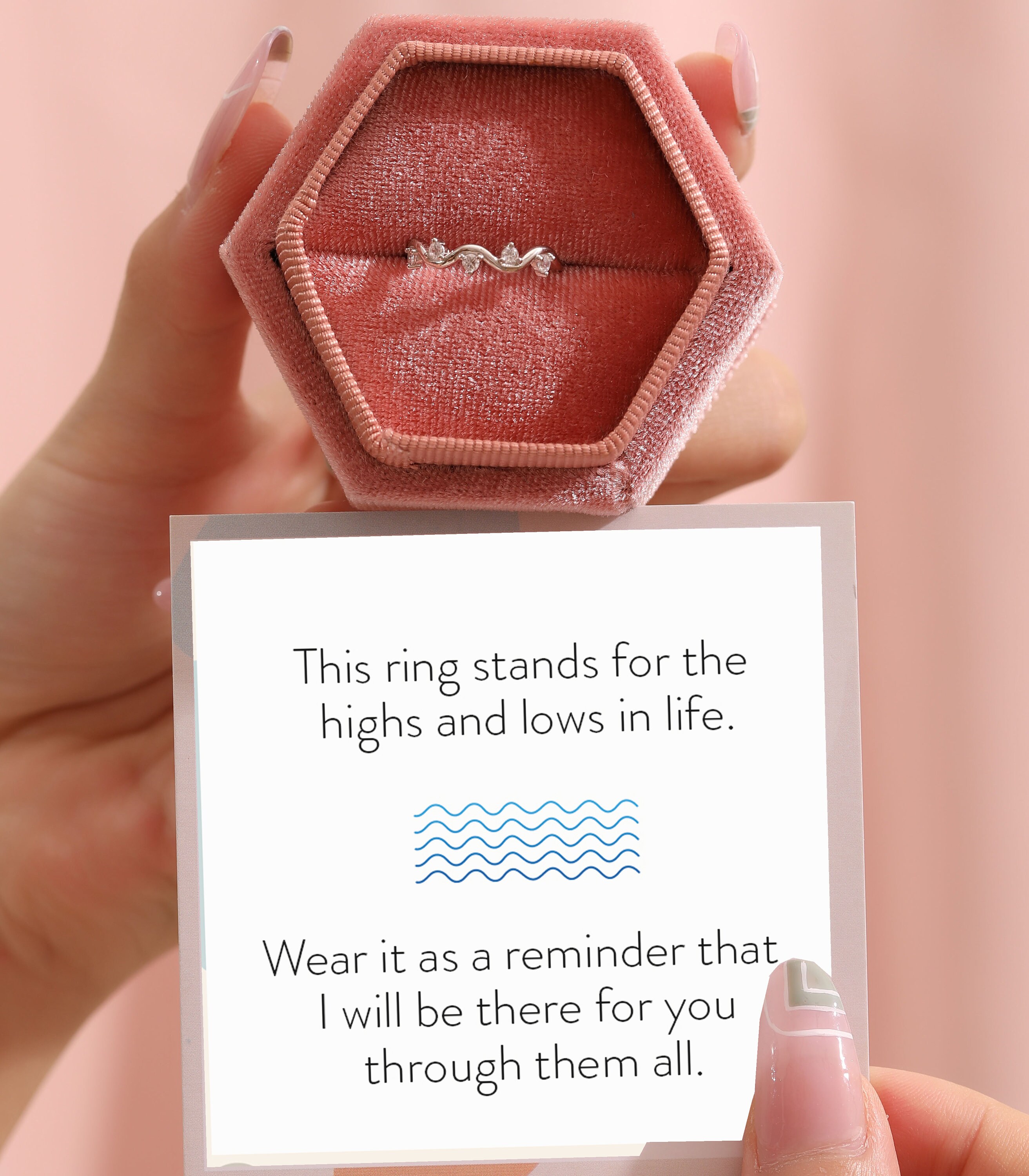 Highs and Lows Ring Sterling Silver Ring Best Friend Gift - Etsy