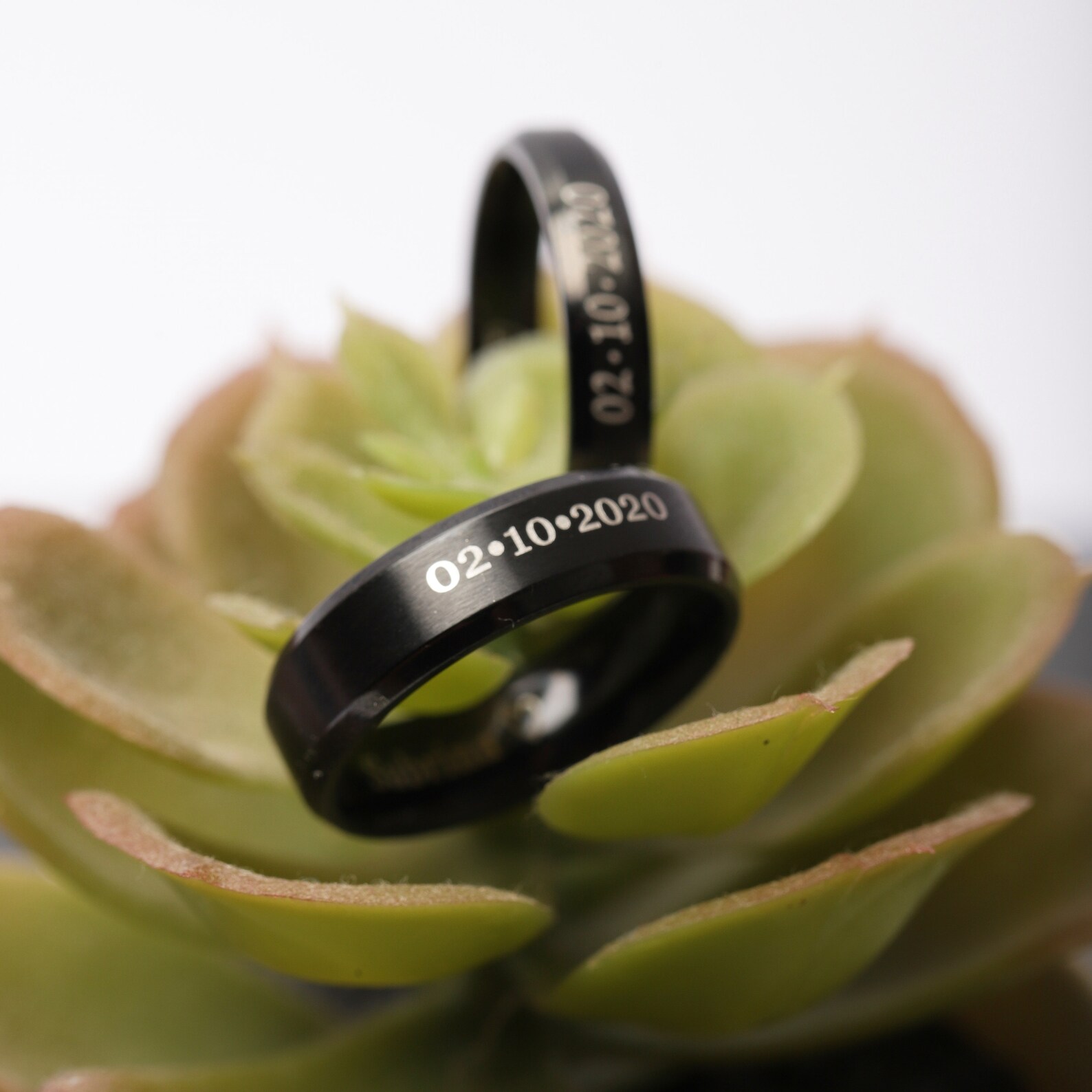 Personalized Matching Rings for Couple Valentines Day Gifts Couple ...