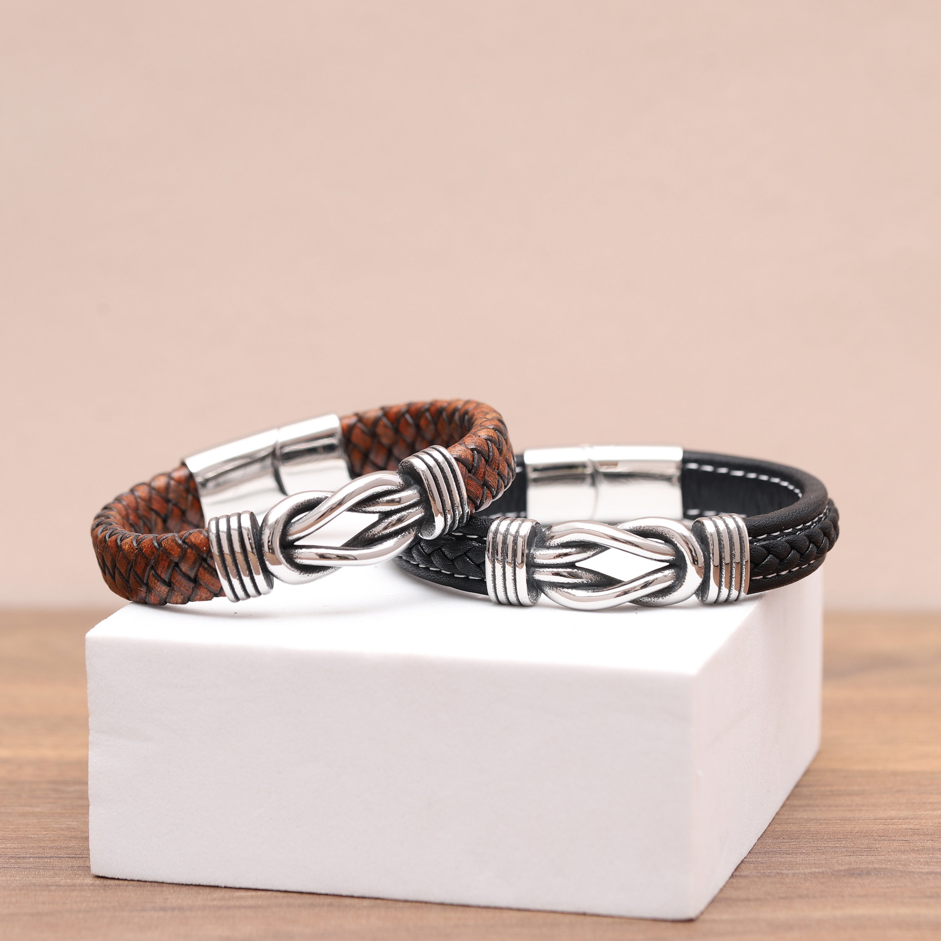 23cm mens leather bracelets store