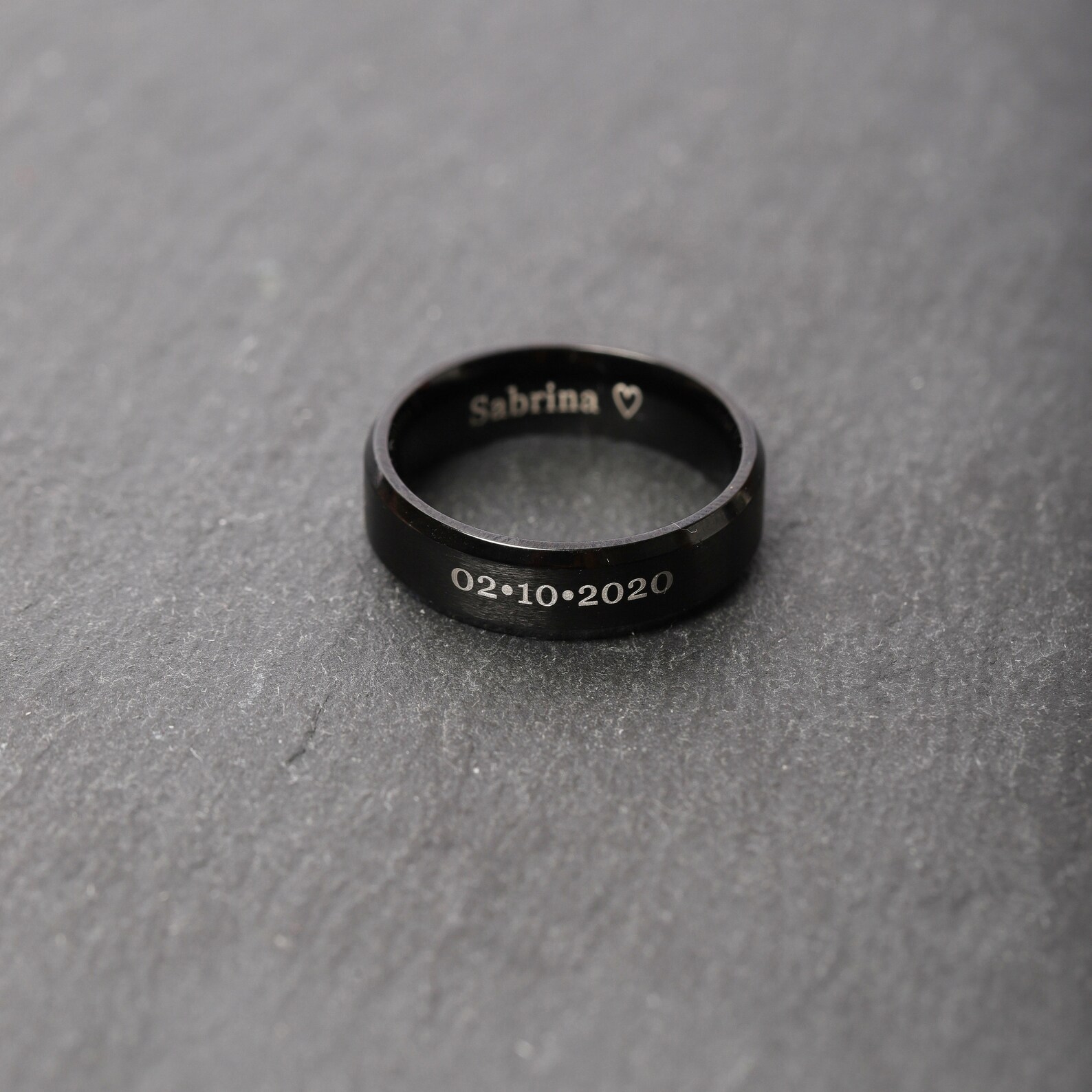 Personalized Matching Rings for Couple Valentines Day Gifts Couple ...