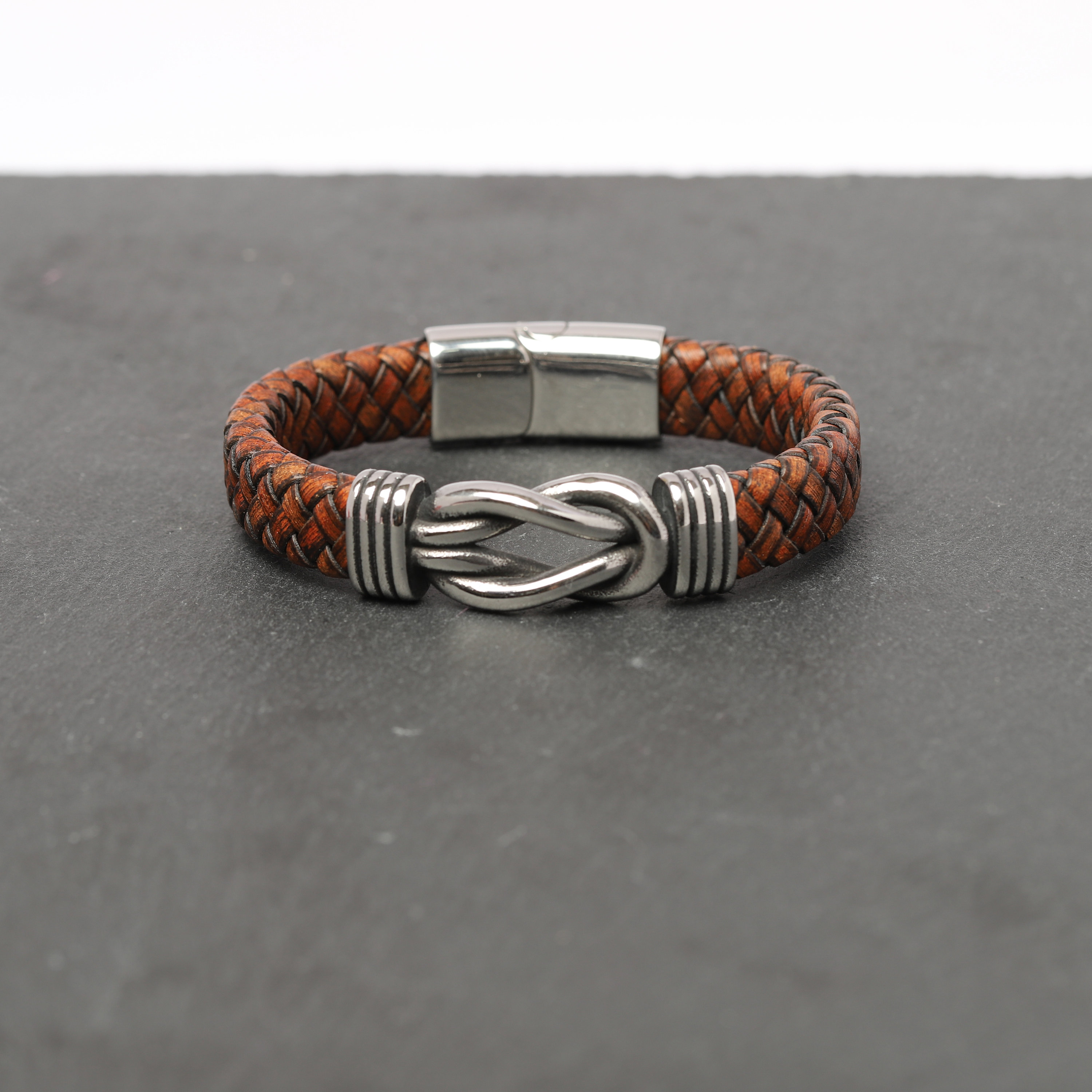 To My Son Infinity Knot Leather Bracelet Forever Linked - Etsy