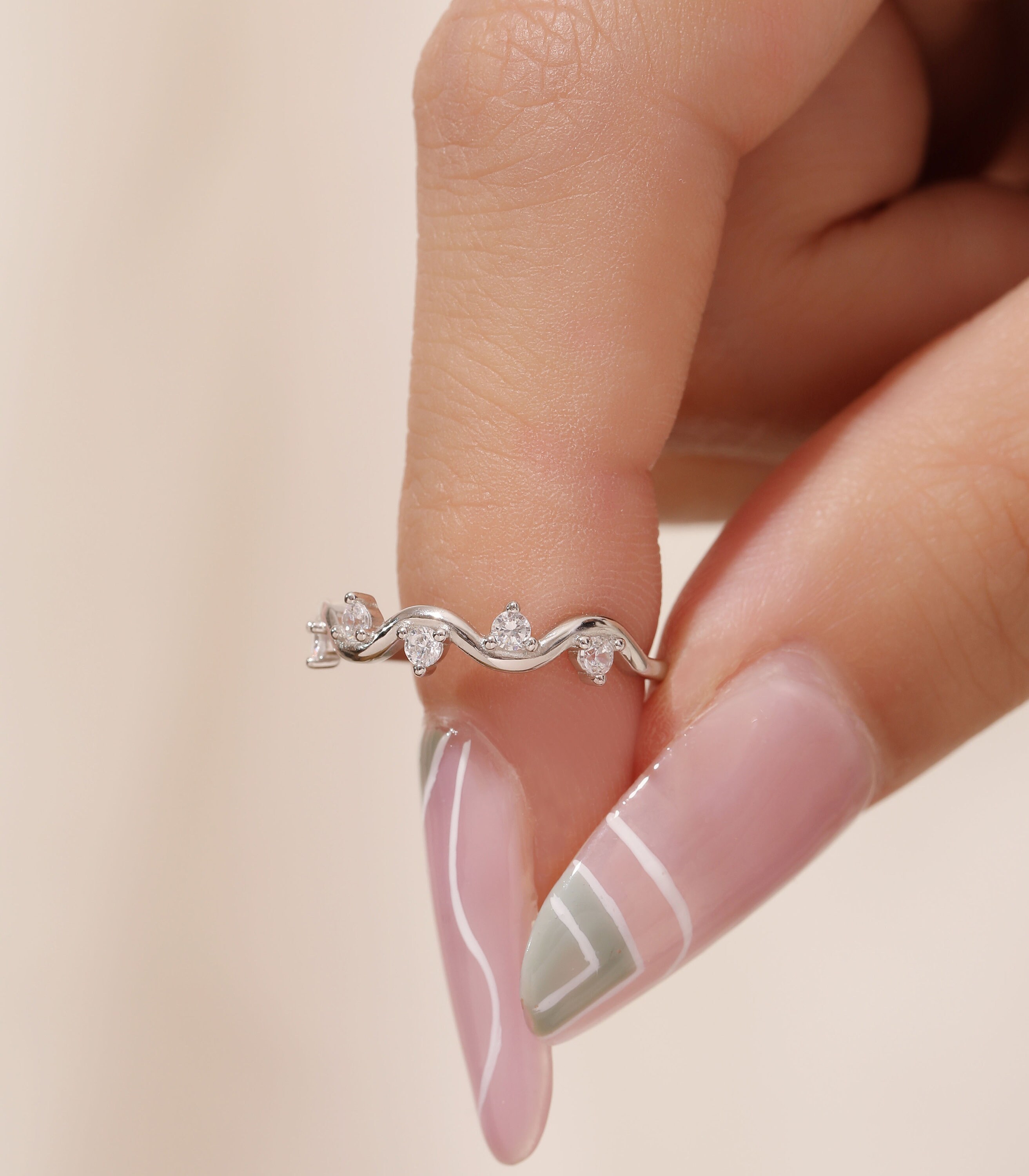 Highs and Lows Ring Sterling Silver Ring Best Friend Gift - Etsy