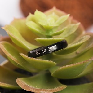 Personalized Matching Rings for Couple - Unique Valentine's Day Gifts ...