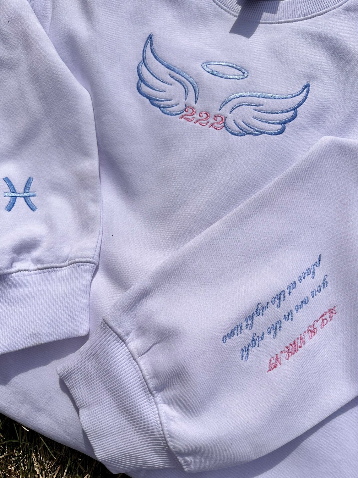 Angel Number Sweatshirts,angel Wings Aesthetic, Manifestation Shirt ...