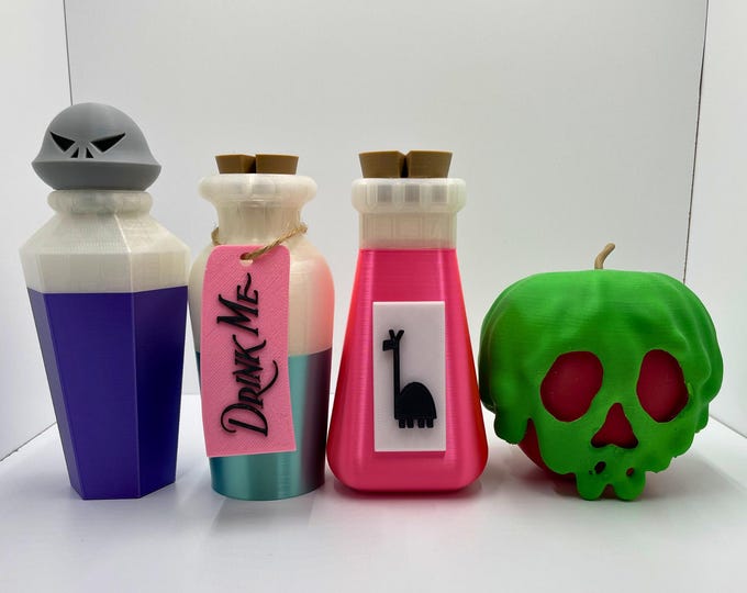 Disney Villian Potion's 3D Collectable Set - Etsy