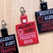 Medical Alert Keychain Charm Tag Custom Medical Key Charm Tag Asthma ...