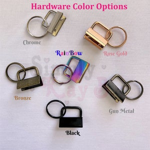 Personalized Key Fob Keychain | Custom Embroidered Name Keychain Strap ...