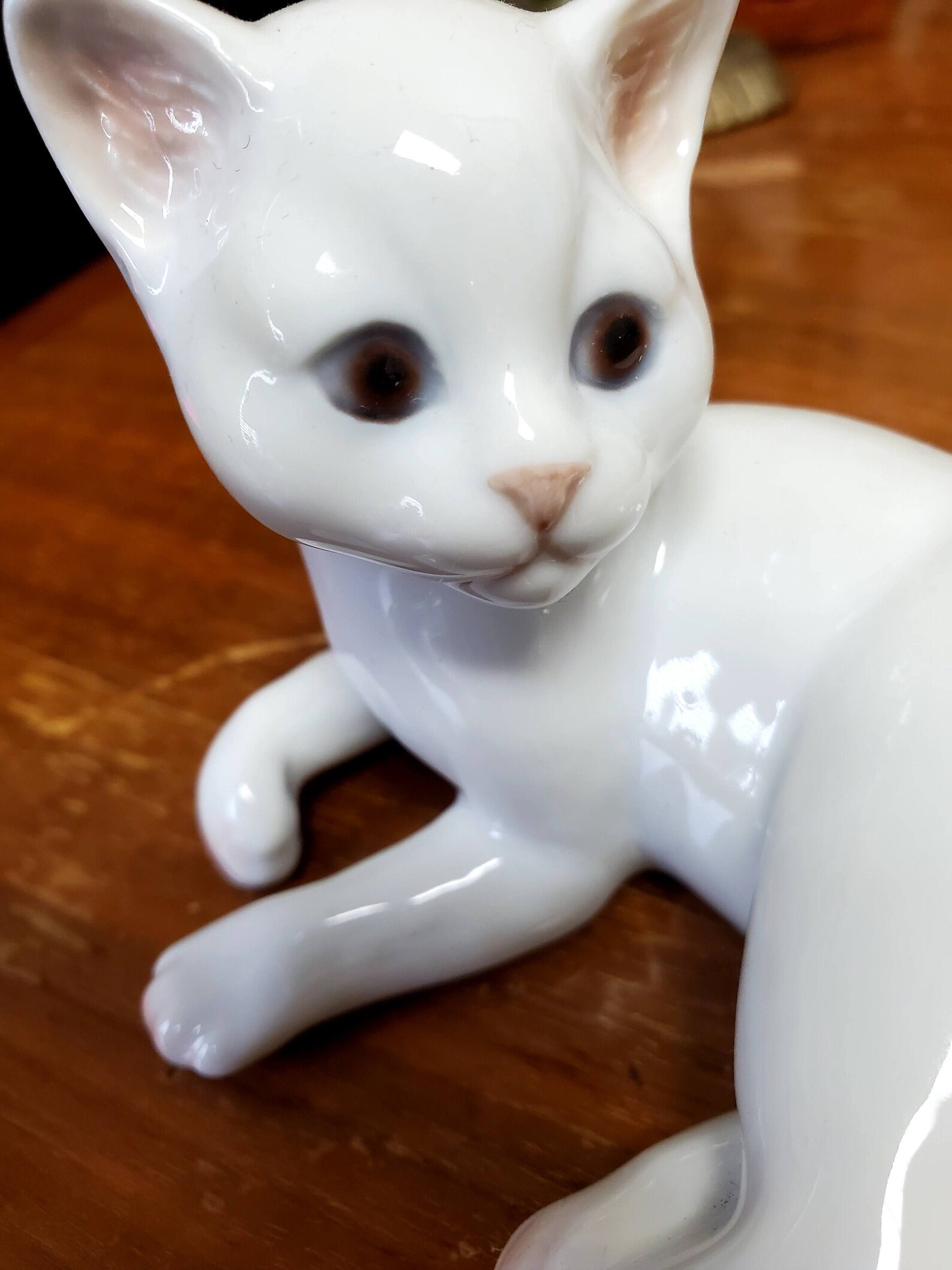 Royal Copenhagen of Denmark Cat Figurine 2504 | Etsy