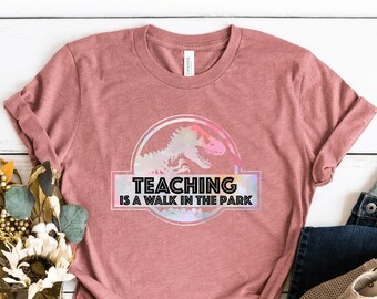 Teacher Jurassic Park Shirt - Etsy