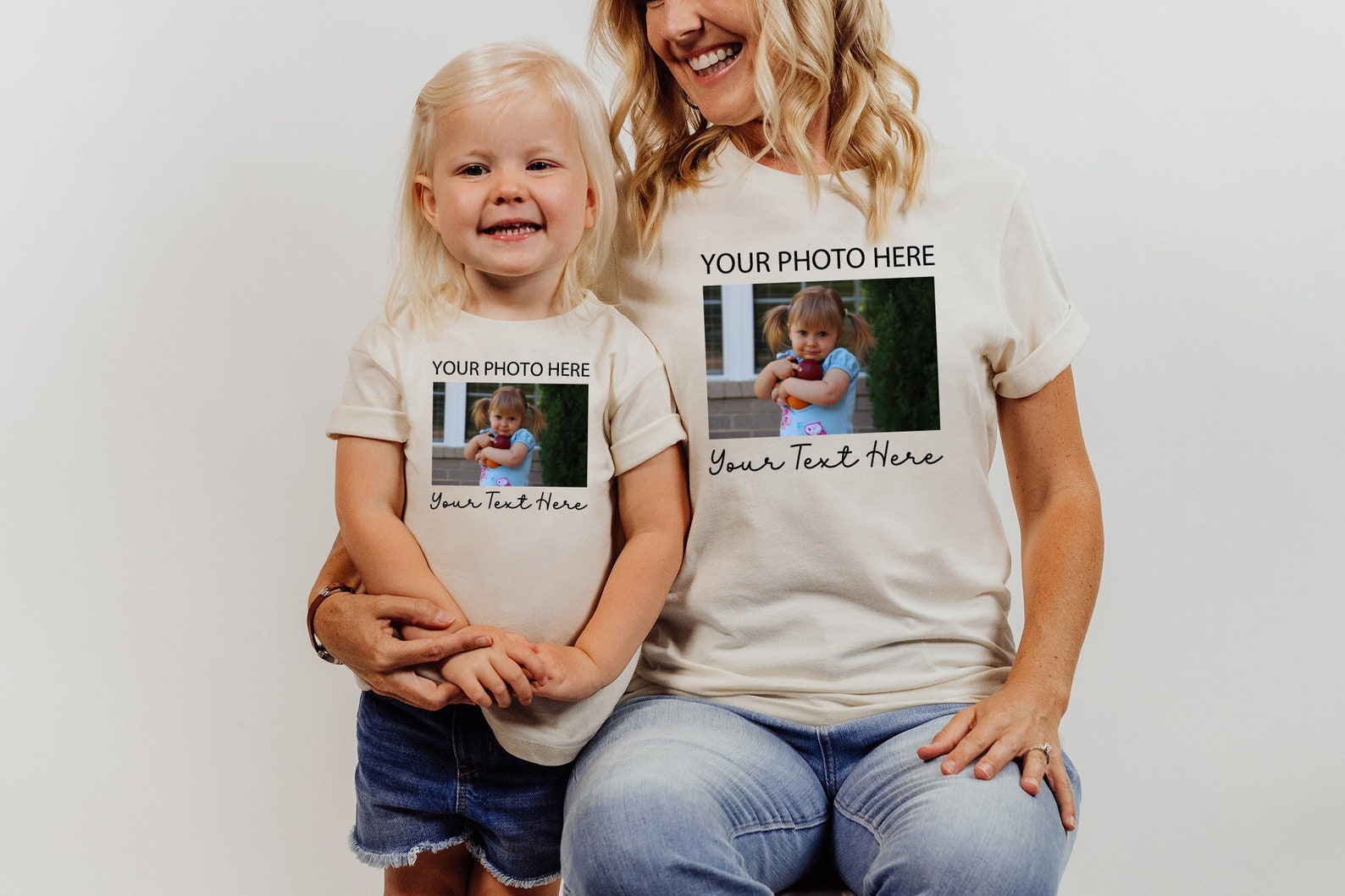 Custom Photo Baby Tshirt, Custom Toddler Photo Gift T Shirt, Family Add ...