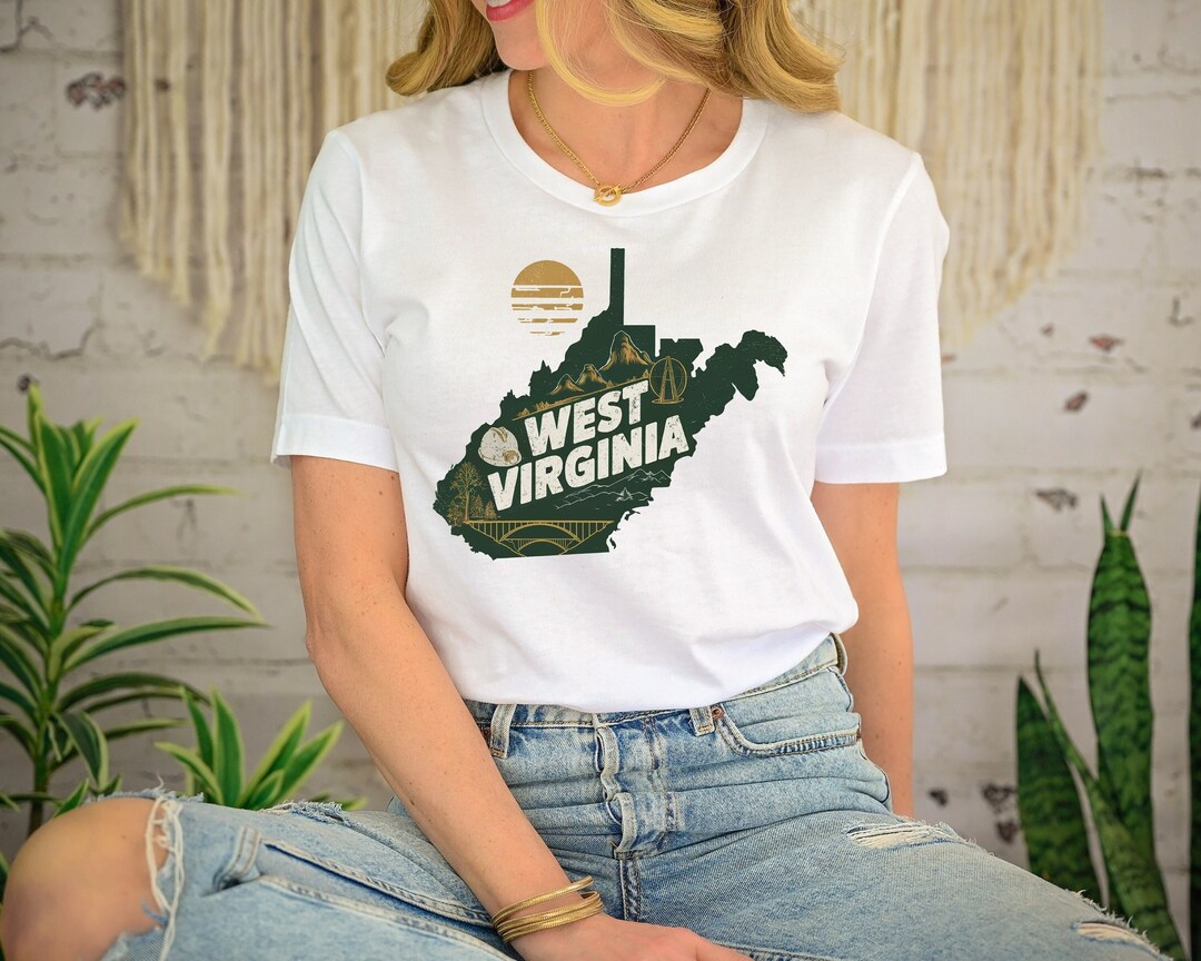 West Virginia State T Shirts, West Virginia Lover Gift Tee, West ...