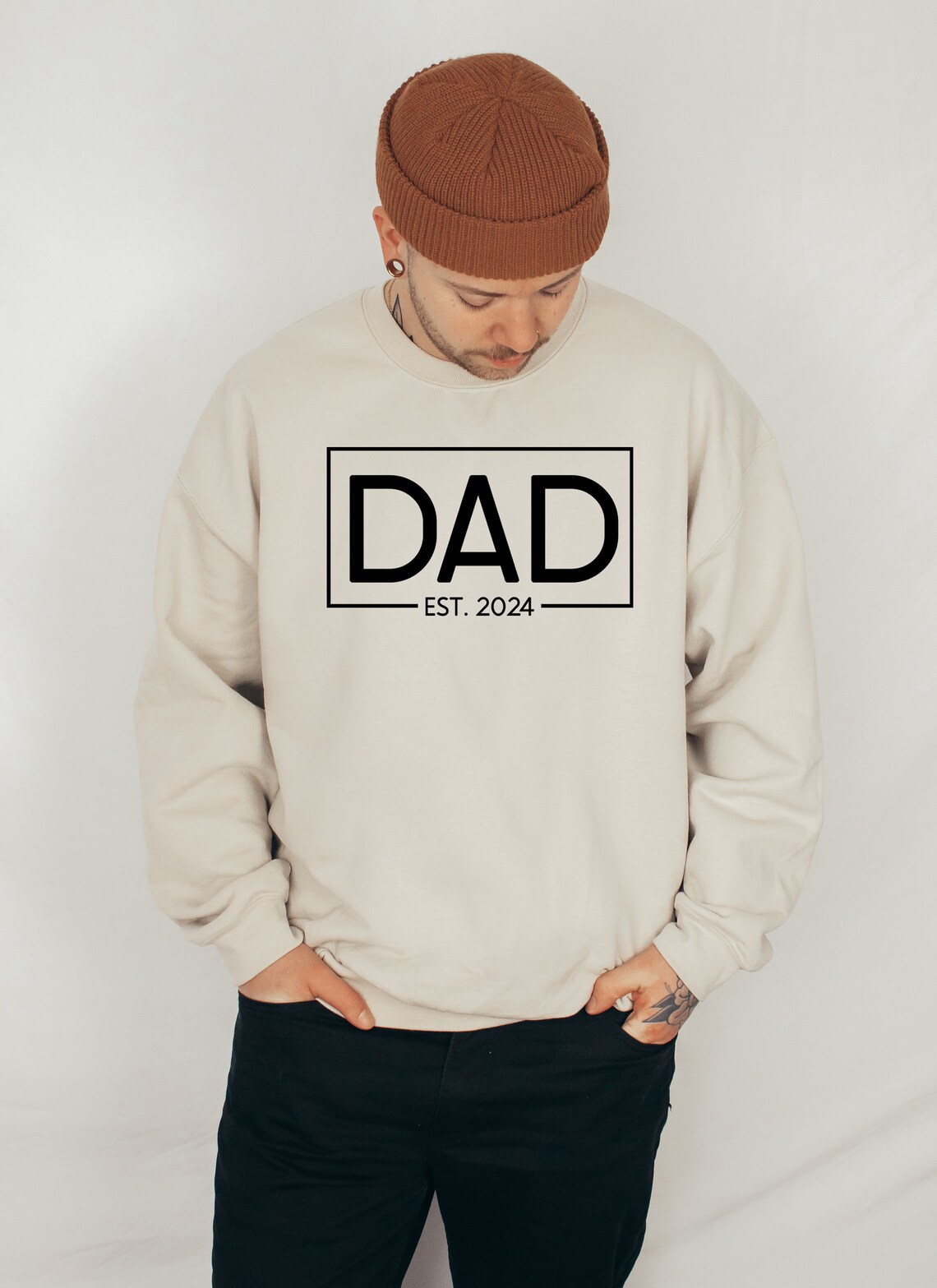 Custom Dad Est T Shirt, Father’s Day Gift Tshirt, Anniversary Gifts ...