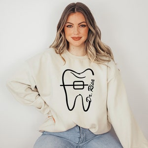 Customized Dentist Tshirts, Dental Braces Gift T Shirt, Personalized ...