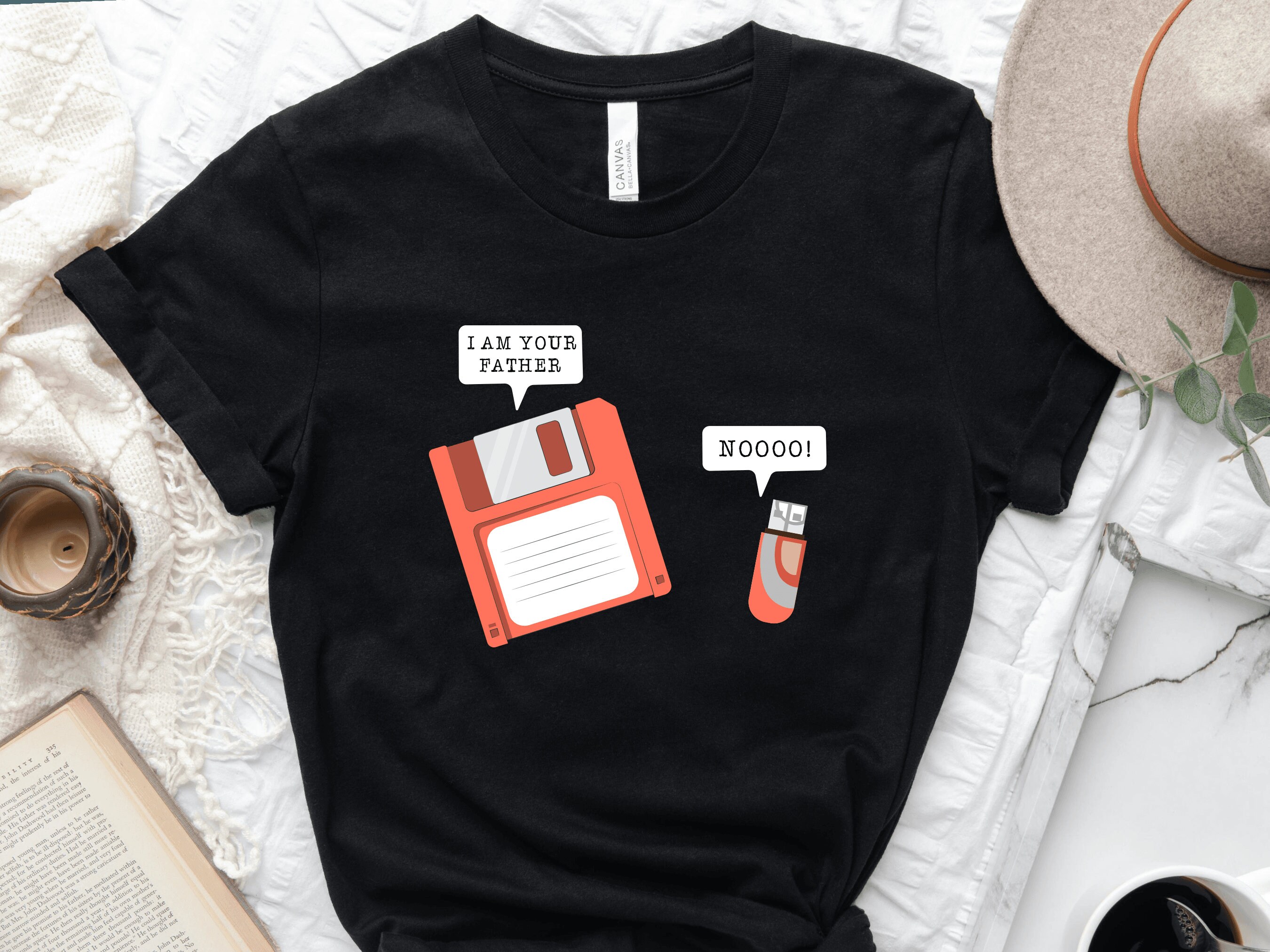 I Am Your Father T-shirt Floppy Disk Shirt Computer Science - Etsy