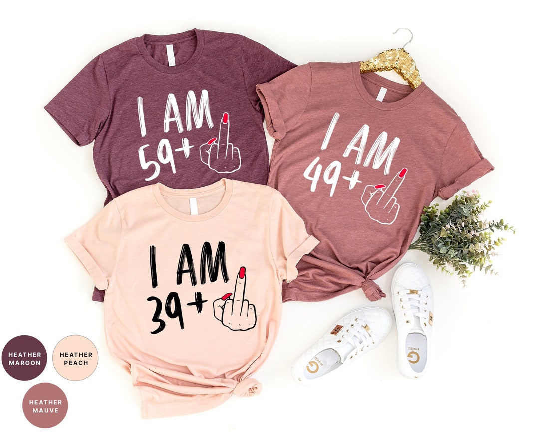 Custom I Am Middle Finger T Shirt, Personalized Birthday Gift Tshirt, I ...