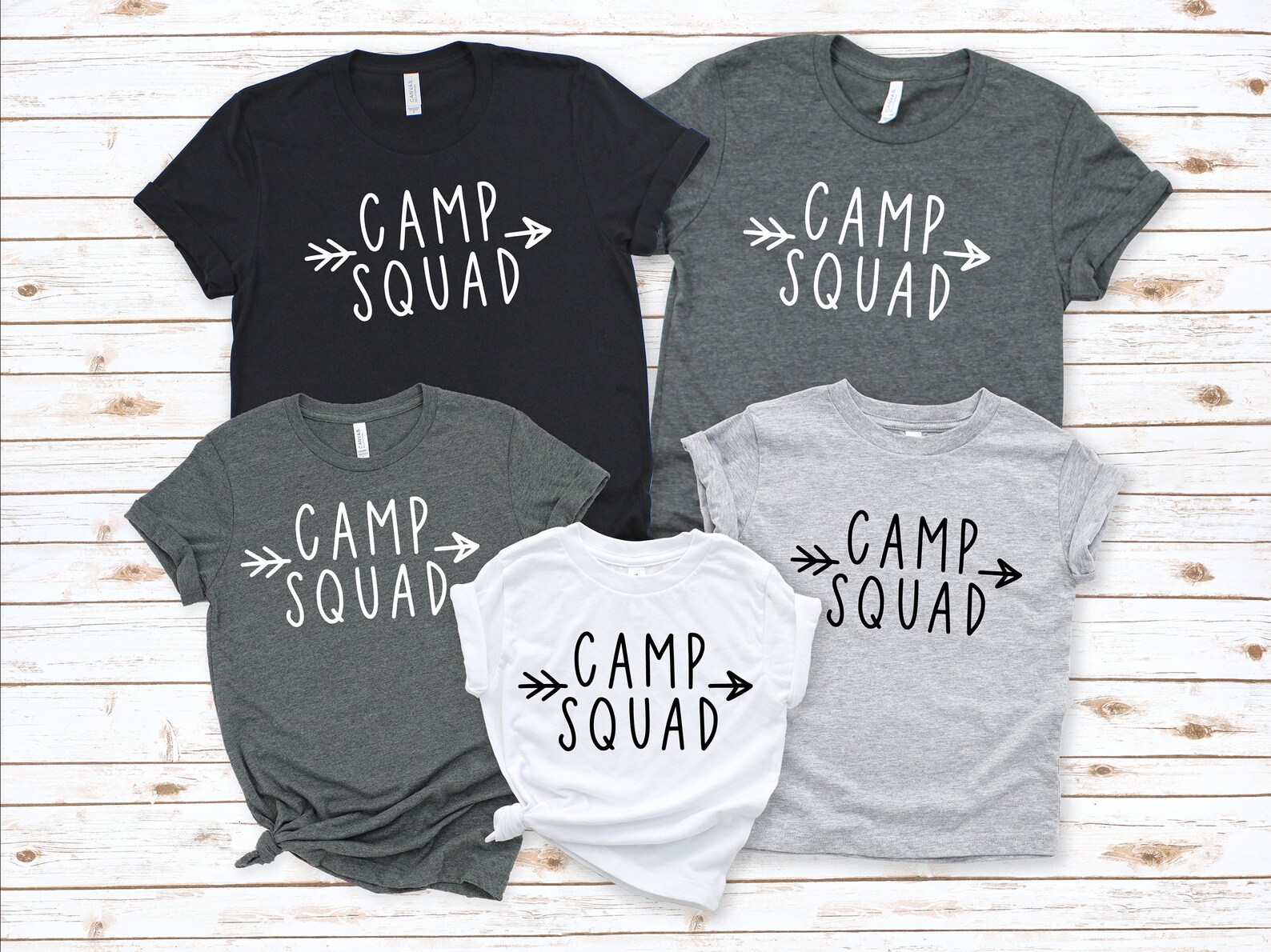 Camp Squad T Shirt Camping Shirt Camper T-shirt Adventure - Etsy