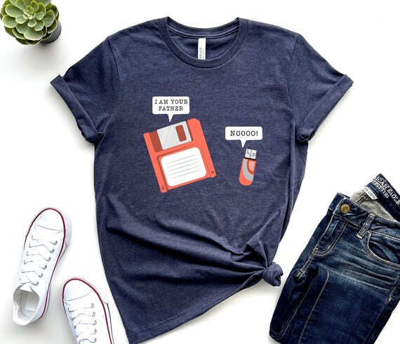 I Am Your Father T-shirt Floppy Disk Shirt Computer Science - Etsy