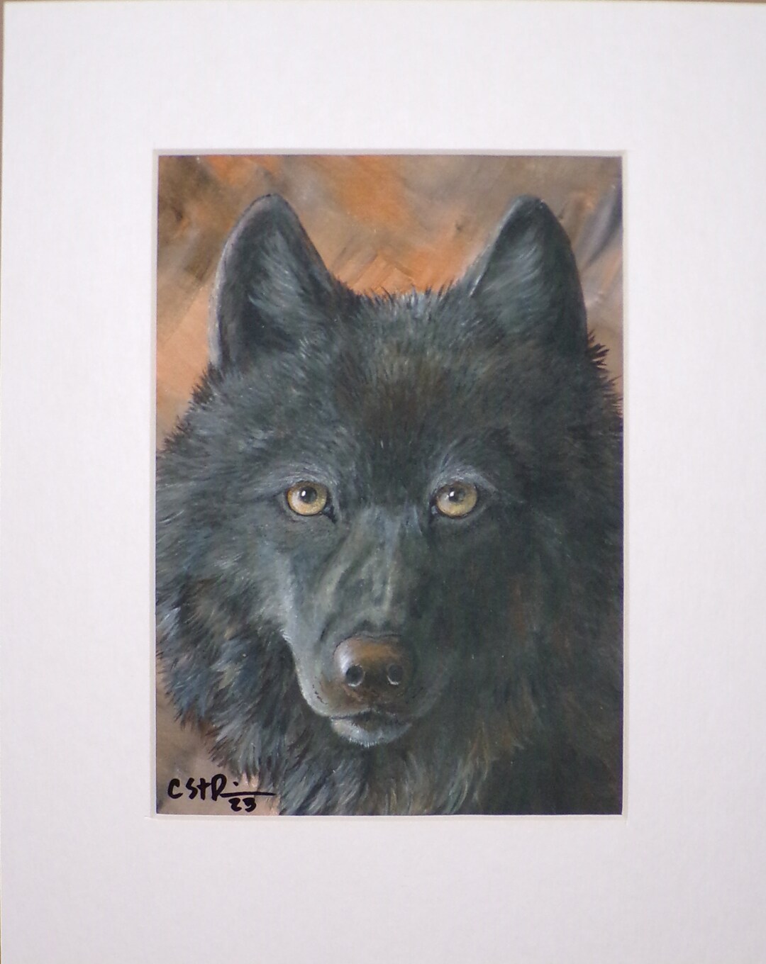 Wolf Totem - Matted Giclee Art Print - Etsy