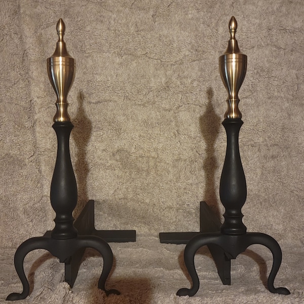 Fireplace Andirons - Etsy