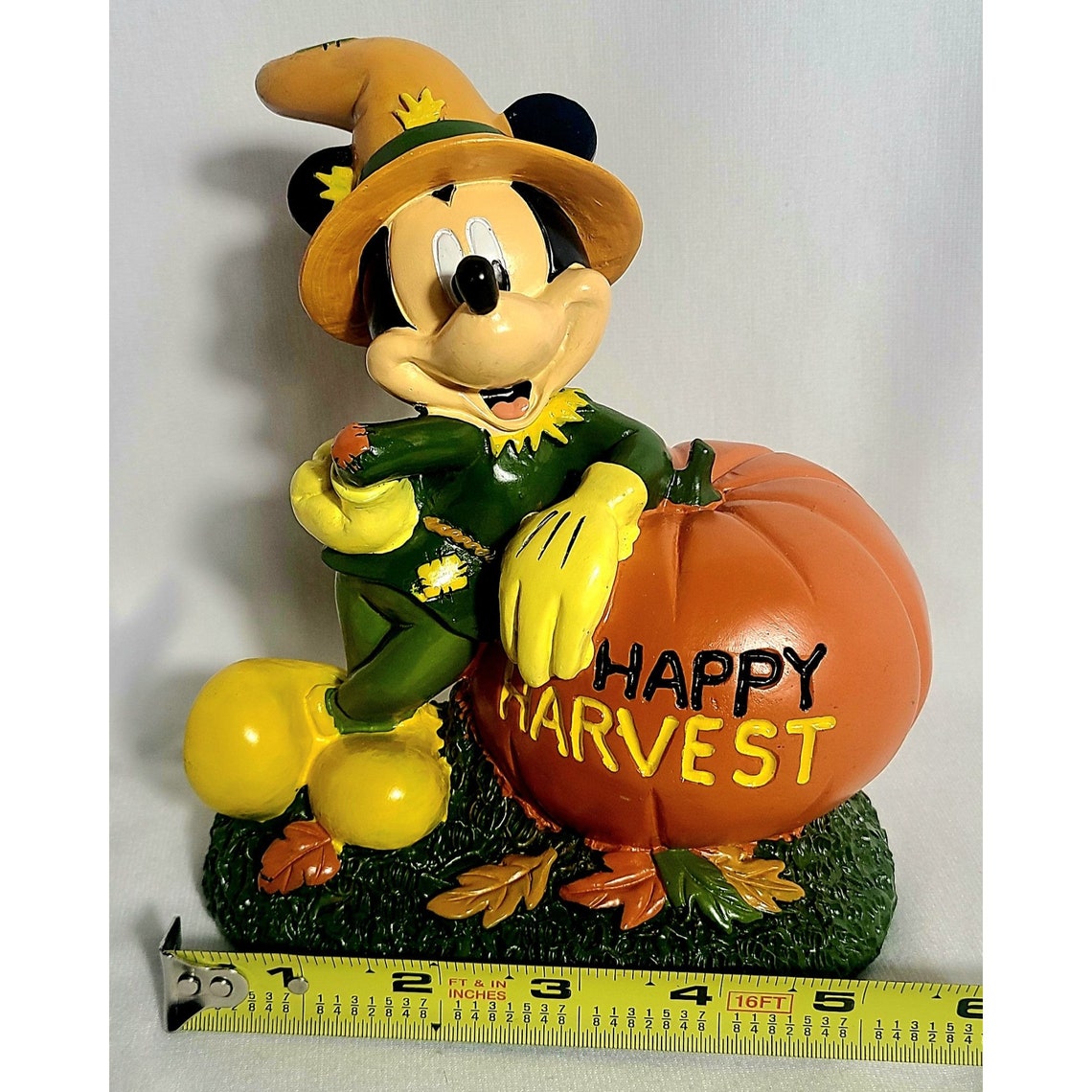 Disney Mickey Mouse Scarecrow Halloween Figure - Etsy