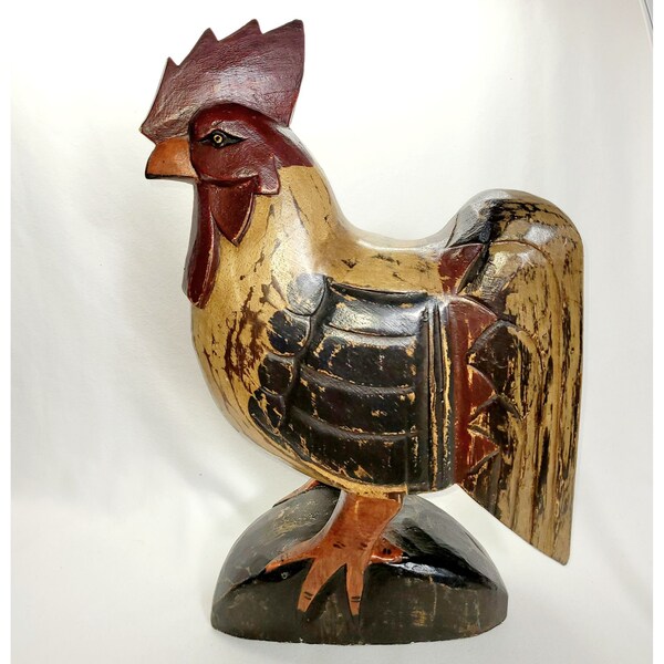 Primitive Rooster - Etsy