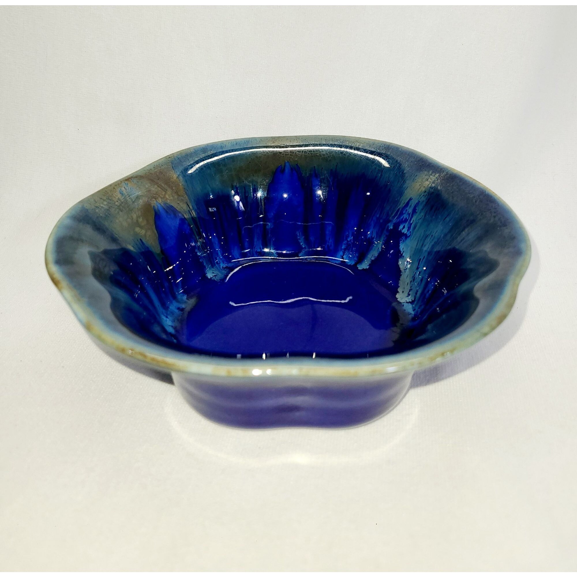 Edgecomb Potters Maine Blue Bowl - Etsy