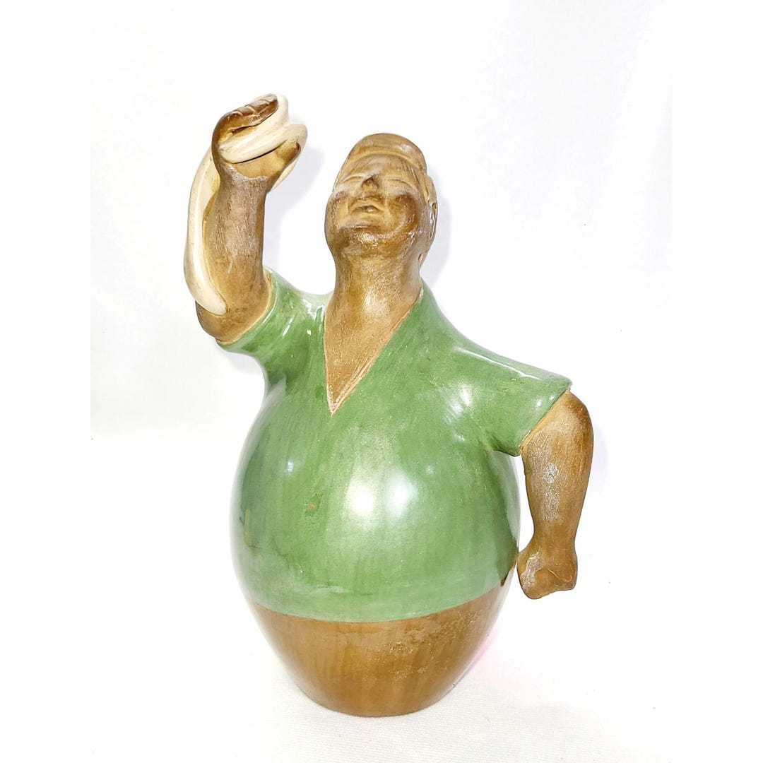 Vintage Peruvian Chulucanas Art Pottery Sculpture - Etsy