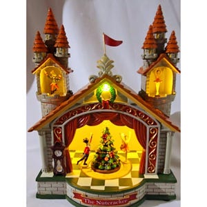 The Nutcracker Musical Lights & Motion Christmas Castle by Roman Inc - Etsy