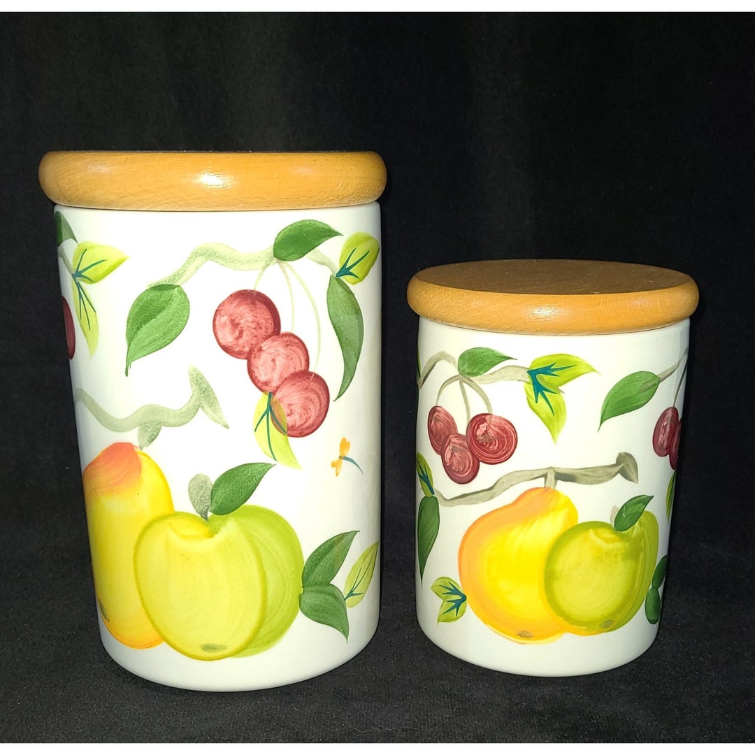 Portmeirion Botanical Canisters - Etsy