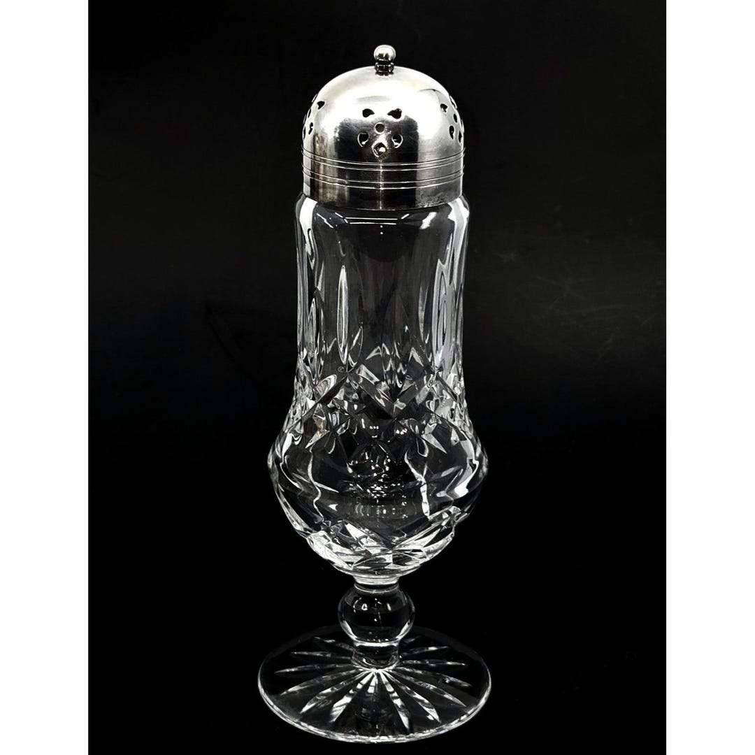 Vintage Signed Waterford Crystal Muffineer Powdered Sugar Shaker ...