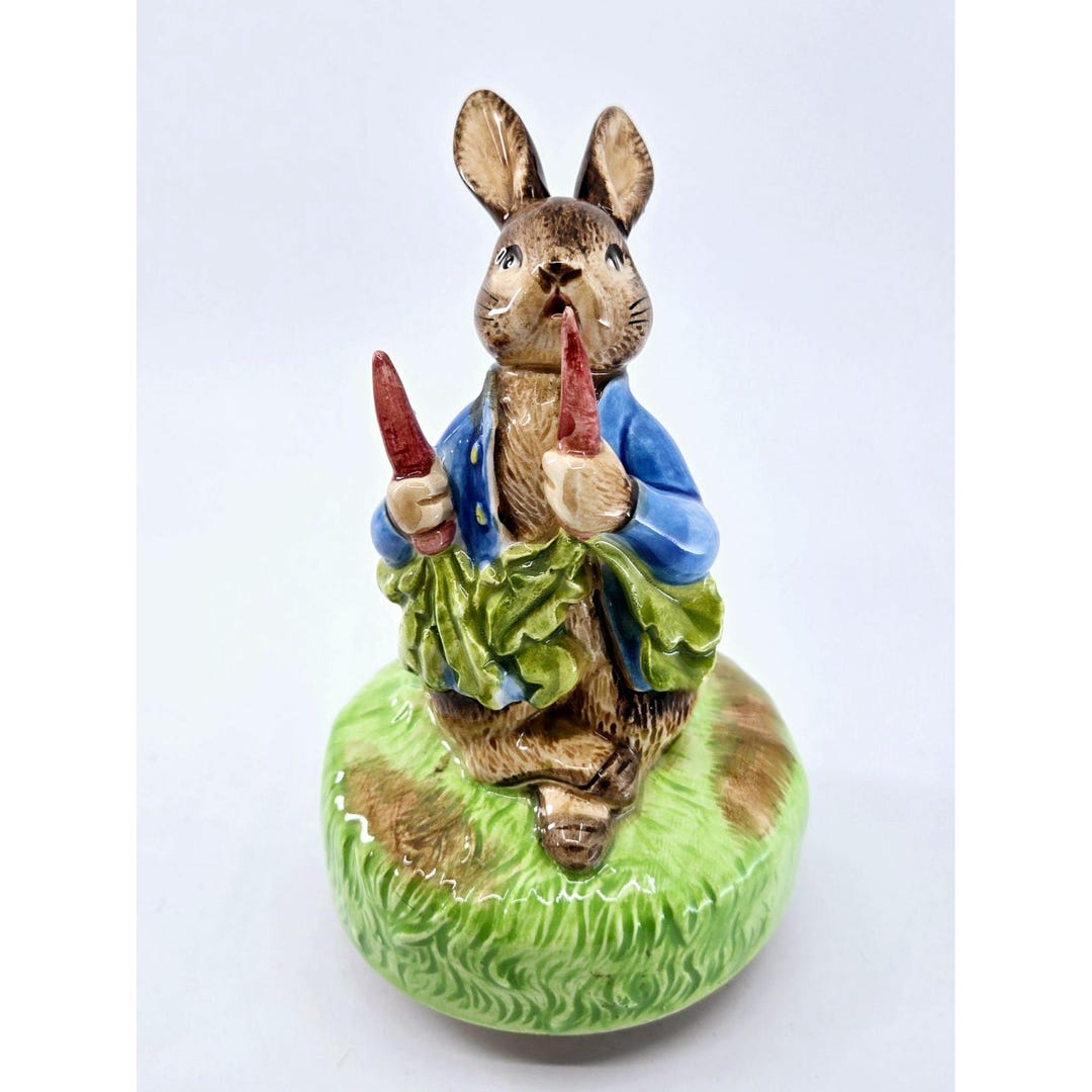 Beatrix Potter Peter Rabbit Music Box by Schmid, Plays- It's a Small ...