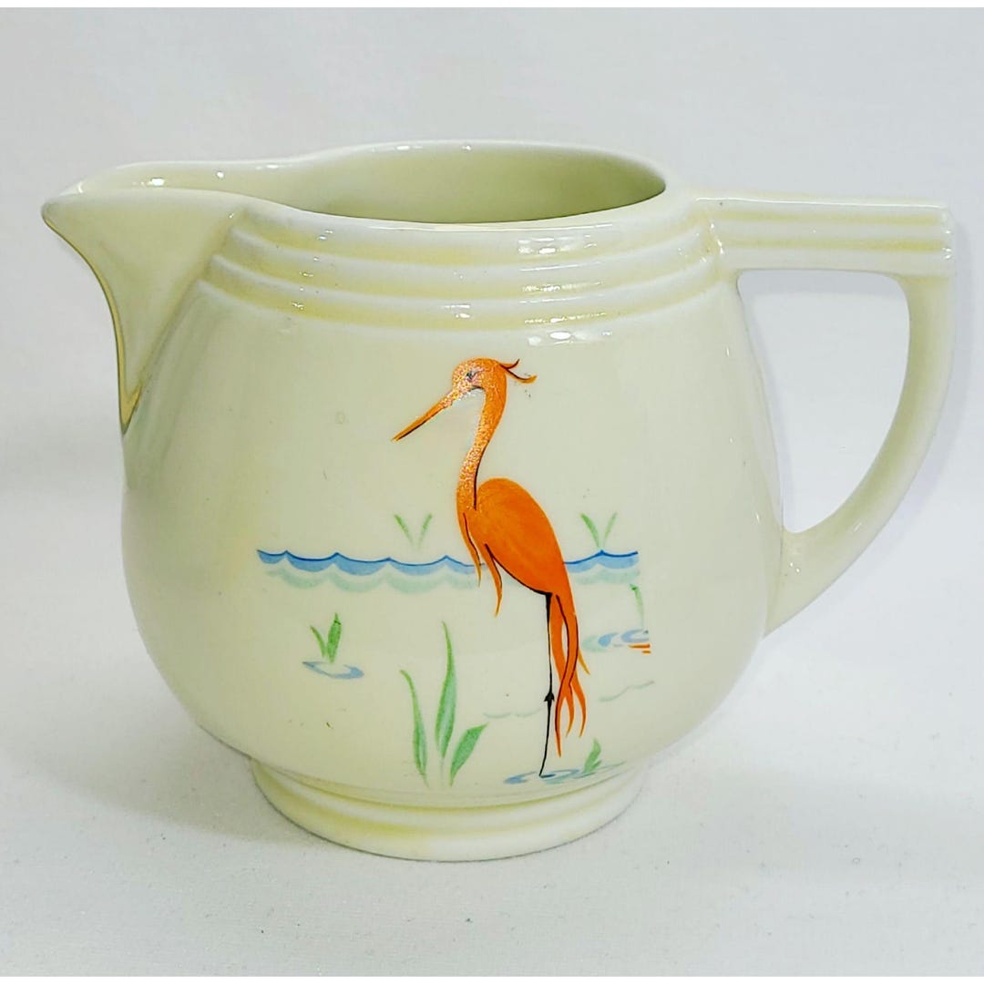 1950s Hall's Superior Drip-o-later Atomic Crane Pitcher - Etsy